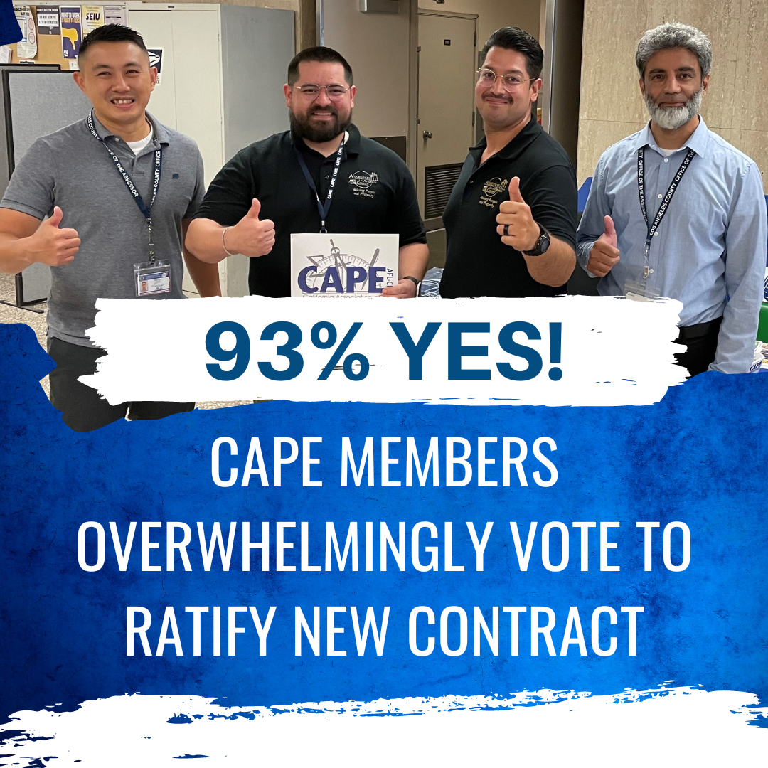 Breaking: CAPE Members Overwhelmingly Vote YES | California Association ...