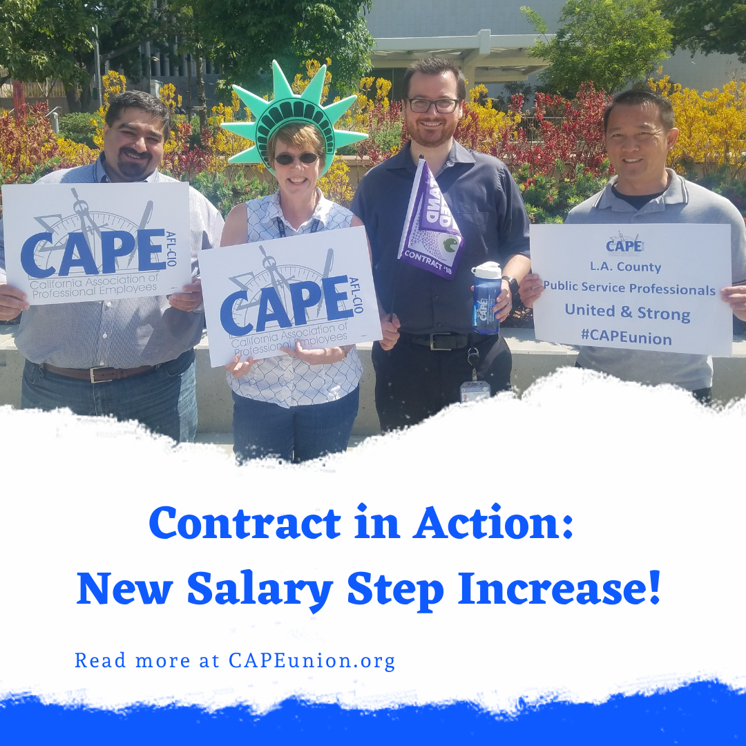 New Salary Step Increase! | California Association of Professional ...