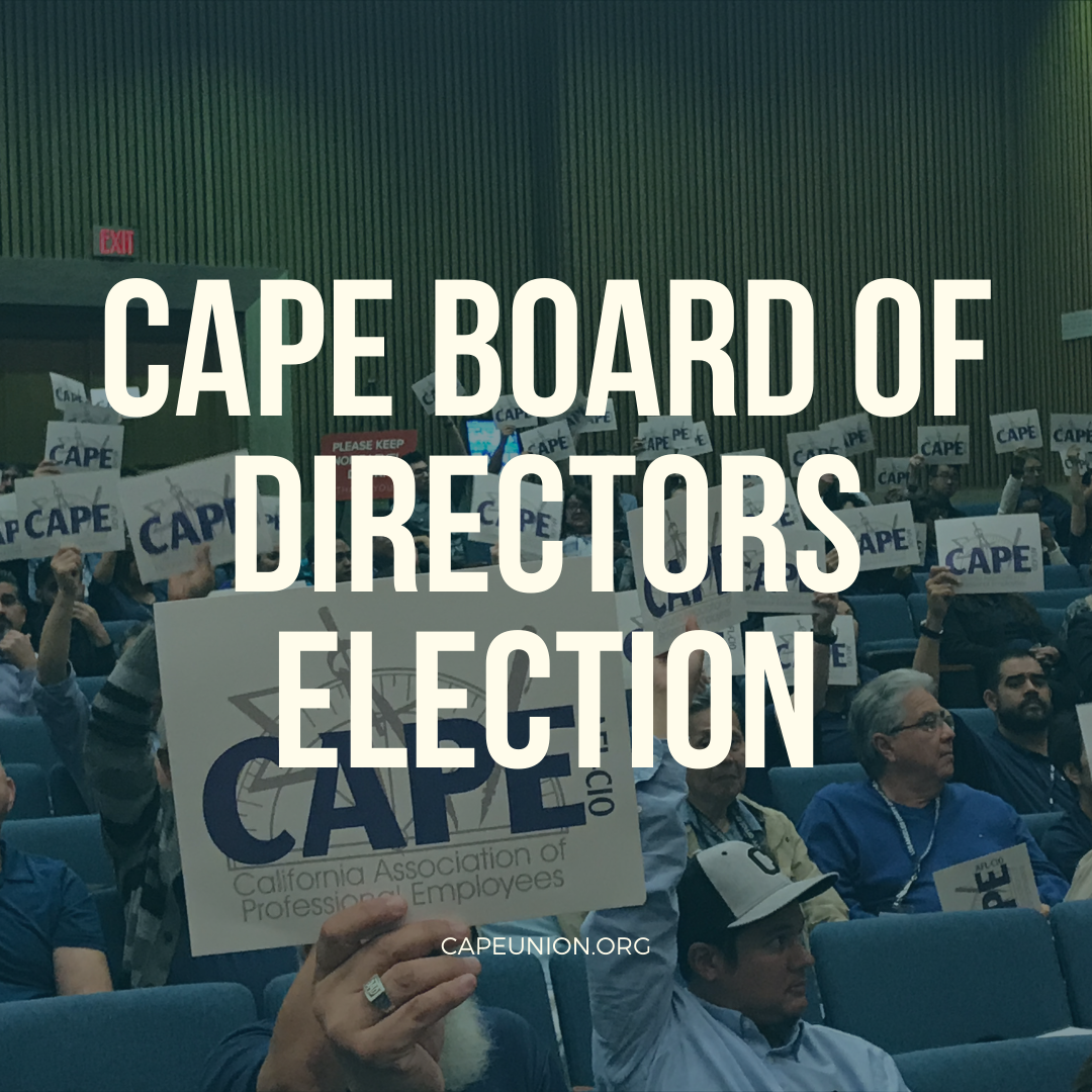CAPE Board Elections 2022 | California Association of Professional ...